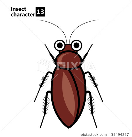Illustration and pest of anthropomorphized... - Stock Illustration ...