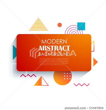 Abstract red rectangle geometric pattern design - Stock Illustration ...