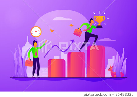 Self management concept vector illustration - Stock Illustration ...