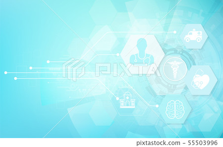 technology health5 - Stock Illustration [55503996] - PIXTA