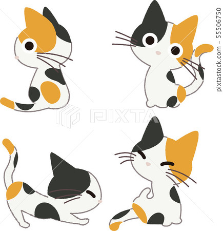 Illustration of a mike cat - Stock Illustration [55506750] - PIXTA