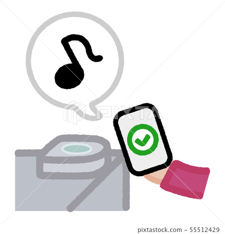 Electronic payment cartoon - Stock Illustration [55512429] - PIXTA