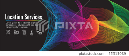 Mobile Cellular Service Web Header Banner with - Stock Illustration ...