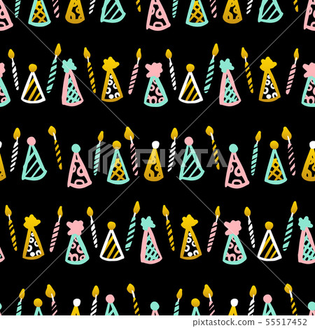 Celebrate Seamless Pattern - Stock Illustration [55517452] - PIXTA