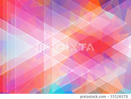 creative horizontal geometric background shapes - Stock Illustration ...