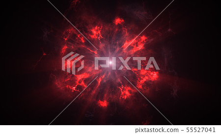 Colorful shock wave consisting particles. VFX... - Stock Illustration ...