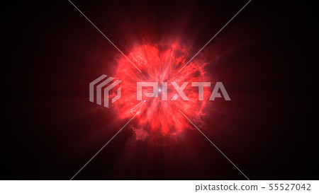 Colorful shock wave consisting particles. VFX... - Stock Illustration ...