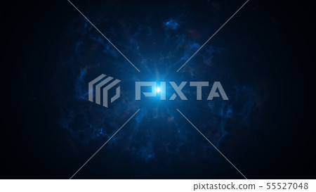 Colorful shock wave consisting particles. VFX... - Stock Illustration ...