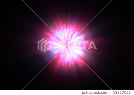 Colorful shock wave consisting particles. VFX... - Stock Illustration ...