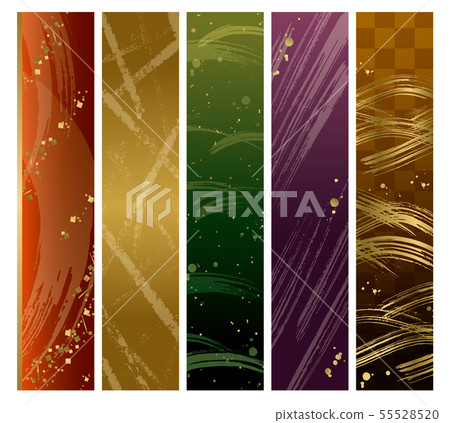 Japanese color gradient belt in autumn - Stock Illustration [55528520 ...