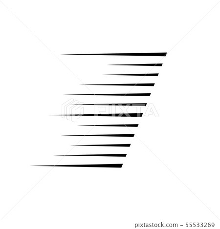 Fast speed lines - Stock Illustration [55533269] - PIXTA