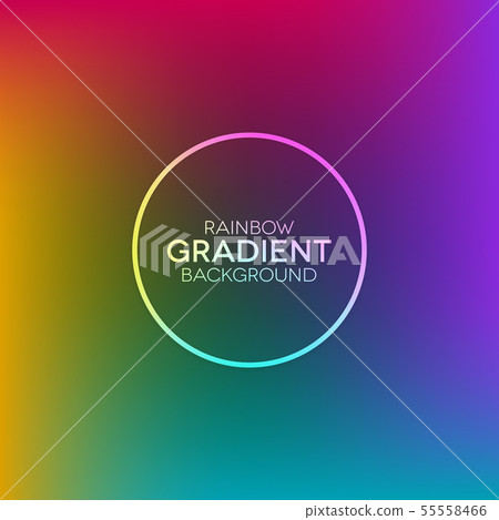 Rainbow gradient background with ring shape - Stock Illustration ...