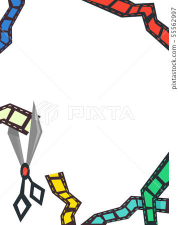 Film Video Editing Frame Illustration - Stock Illustration [55562997 ...