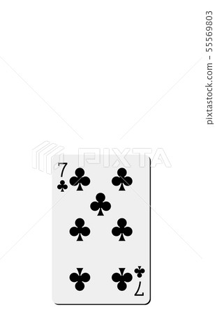 Playing card club 7 - Stock Illustration [55569803] - PIXTA
