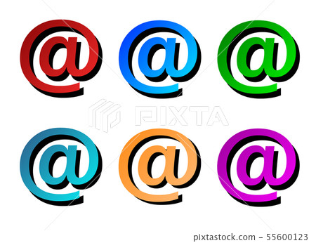 At mark - Stock Illustration [55600123] - PIXTA