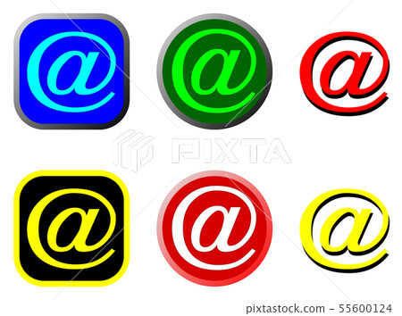 At mark - Stock Illustration [55600124] - PIXTA