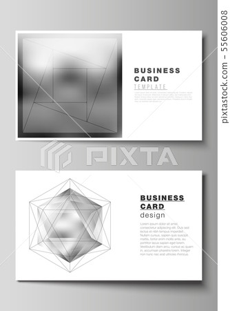 The abstract vector illustration layout of two... - Stock Illustration ...