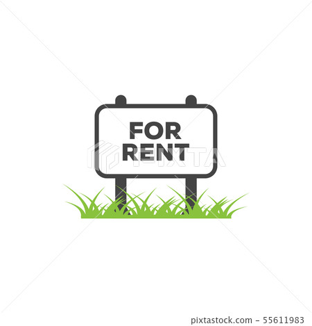 For rent sign graphic design template vector - Stock Illustration ...