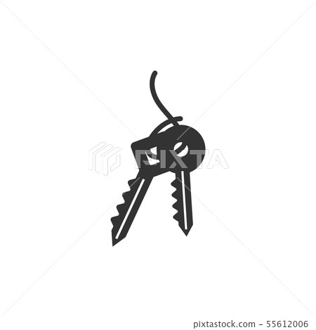 House key graphic design template vector isolated - Stock Illustration ...
