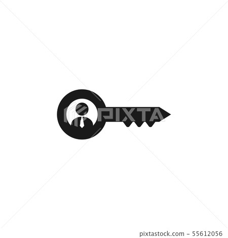 Key employee icon design template vector isolated - Stock Illustration ...