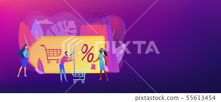Markdown program concept banner header - Stock Illustration [55613454 ...