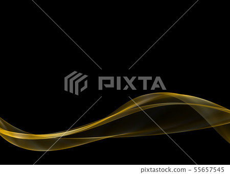 Yellow gold wave background black lines - Stock Illustration [55657545 ...