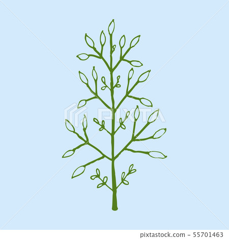 Sprig icon symbol. Vector illustration. - Stock Illustration [55701463 ...