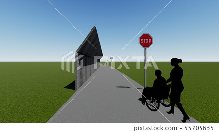 Block wall collapse sign CG2 - Stock Illustration [55705635] - PIXTA