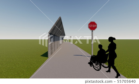 Block wall collapse sign CG6 - Stock Illustration [55705640] - PIXTA