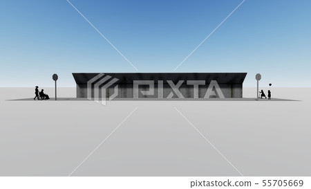 Block wall collapse sign CG19 - Stock Illustration [55705669] - PIXTA