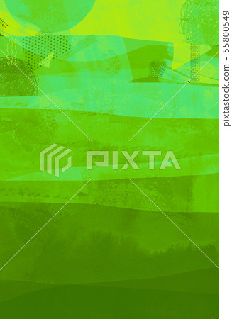 Background material Collage Watercolor texture - Stock Illustration ...