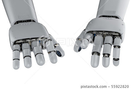 Cyborg hand typing gesture - Stock Illustration [55922820] - PIXTA