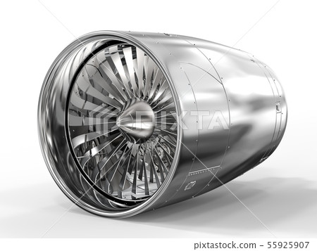 jet engine on white background - Stock Illustration [55925907] - PIXTA