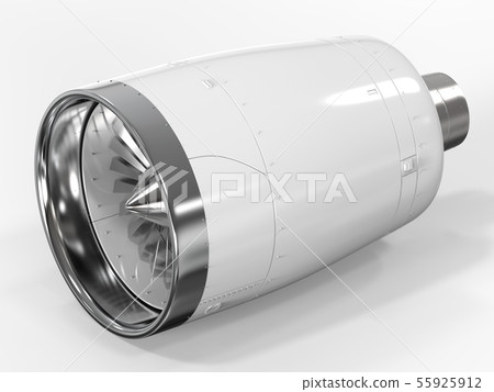 jet engine on white background - Stock Illustration [55925912] - PIXTA