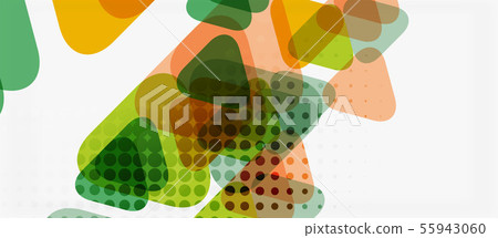 Vector triangle geometric abstract composition... - Stock Illustration ...