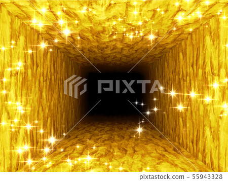 Dungeon gold one way - Stock Illustration [55943328] - PIXTA