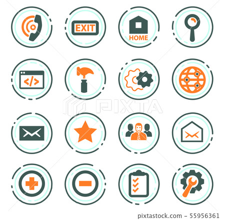 Web tools icons set - Stock Illustration [55956361] - PIXTA