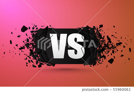 Versus explosion banner. - Stock Illustration [55960061] - PIXTA
