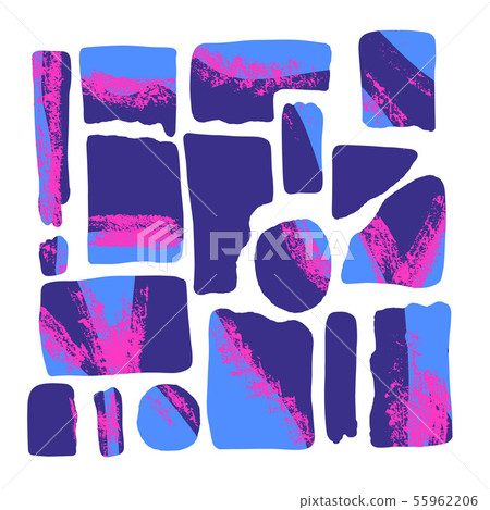 Set of random design elements. Vector collection.-插圖素材 [55962206] - PIXTA圖庫