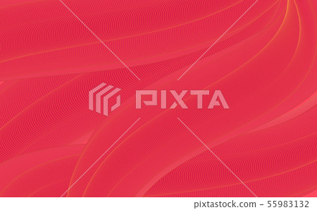 red flow curve modern abstract wallpaper - Stock Illustration [55983132 ...