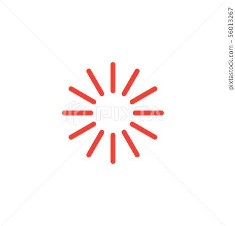 Sun hot icon graphic design template illustration - Stock Illustration ...