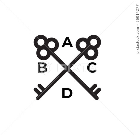 Key logo design template vector isolated - Stock Illustration [56014277 ...