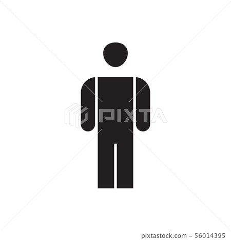 Human pose icon graphic design template vector-插圖素材 [56014395] - PIXTA圖庫