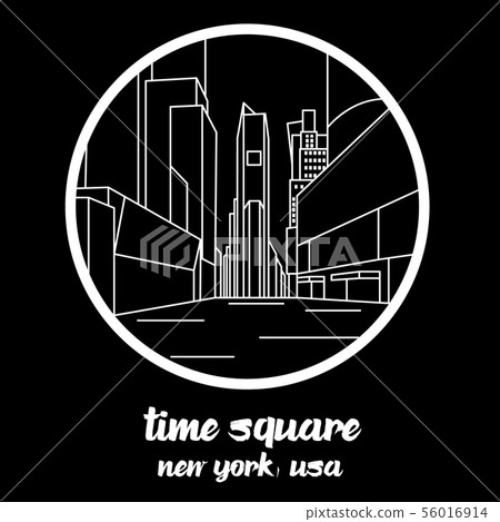 Circle Icon time square. sign symbol vector eps10 - Stock Illustration ...
