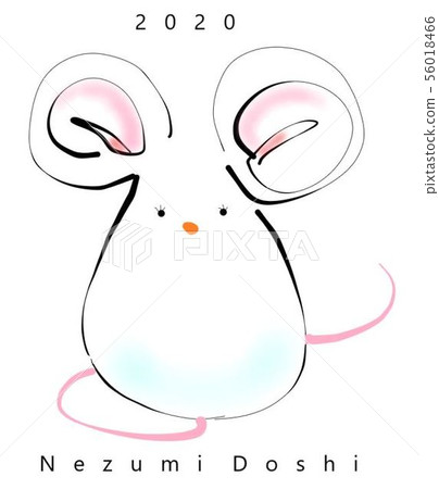 Mouse year 2020 mouse illustration - Stock Illustration [56018466] - PIXTA
