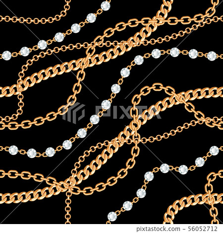 Seamless pattern background with gemstones and... - Stock Illustration ...