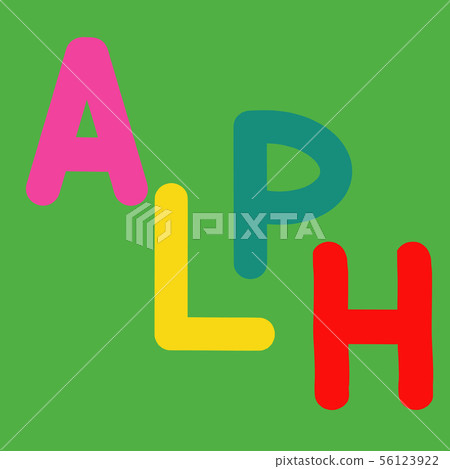 English alphabet for children education, ALPH - Stock Illustration ...