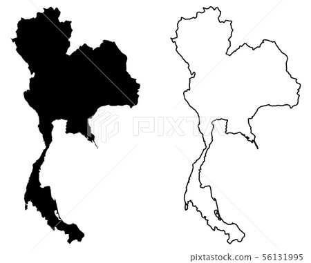 Thailand Map Simple Thailand Provinces Map