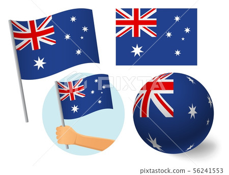 Australia flag icon set-插圖素材 [56241553] - PIXTA圖庫