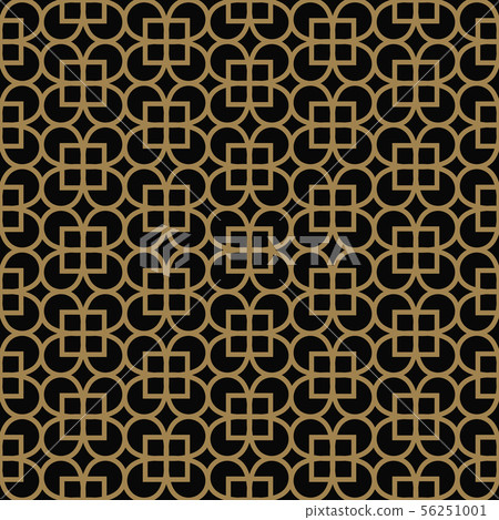 Abstract seamless pattern. Geometric line gold - Stock Illustration ...